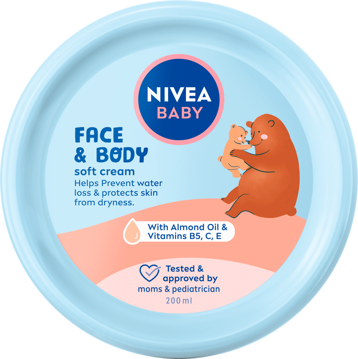 NIVEA BABY FACE&BODY dečija krema, 200 ml | dm.rs
