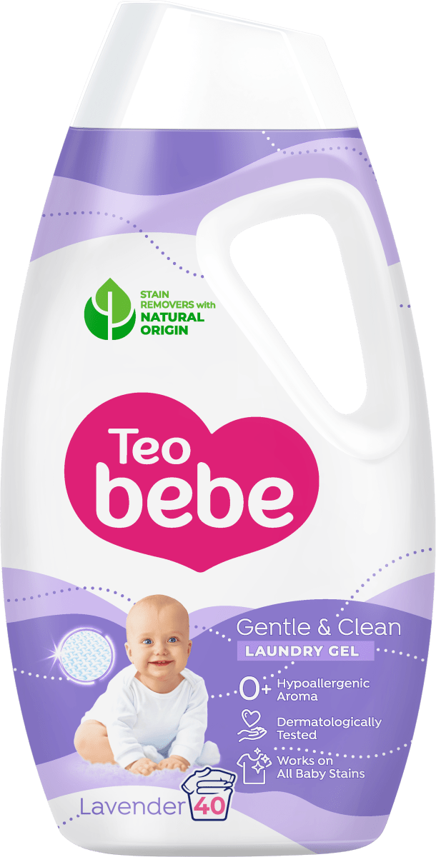 Teo bebe Гел за пране Лавандула, 1,8 L | dm България