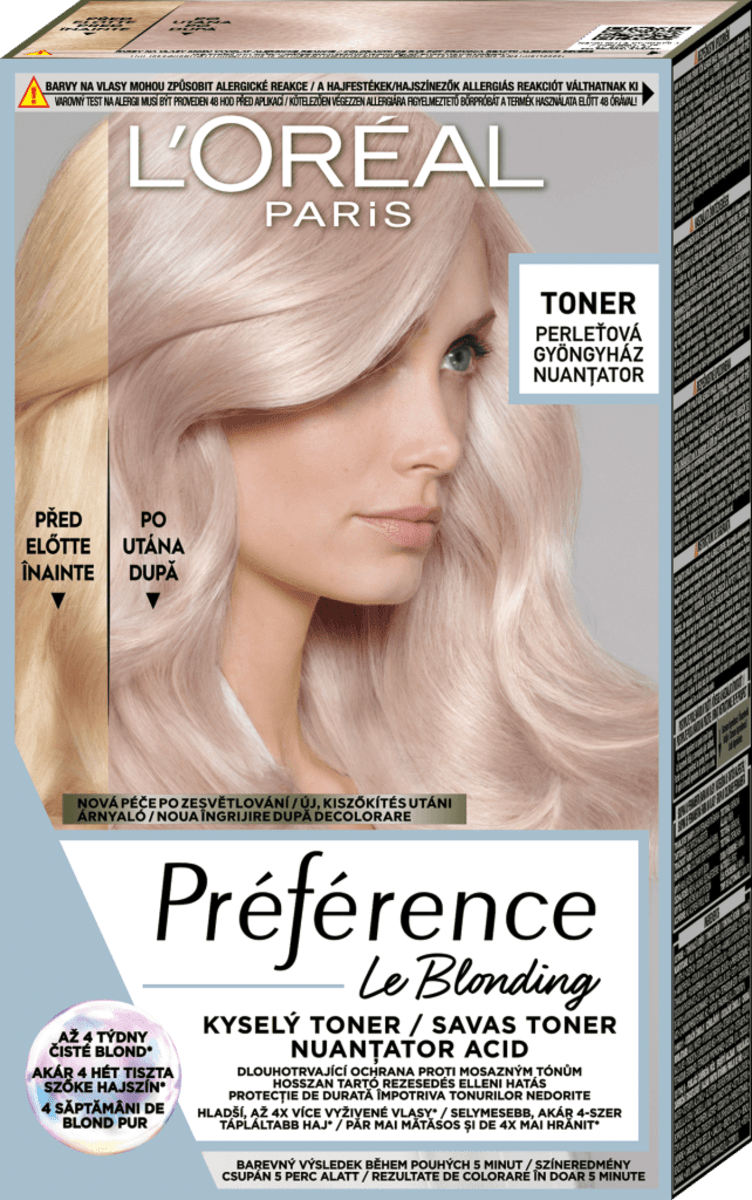 L'ORÉAL PARiS PRÉFÉRENCE Préférence toner 02 Pearly Boost, 1 ks | dm.cz