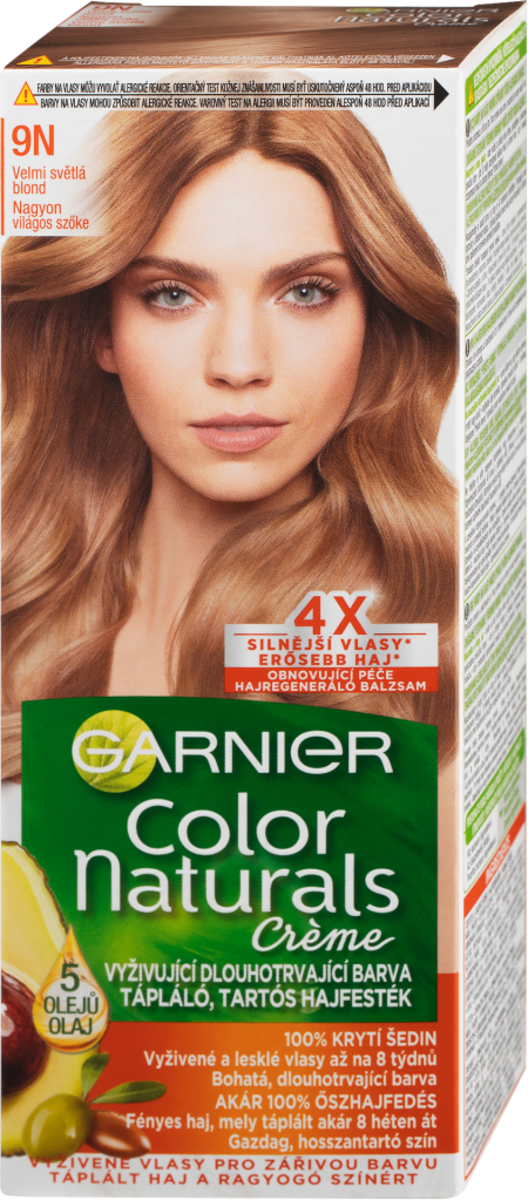 GARNIER Color naturals barva na vlasy 9N velmi světlá blond, 1 ks | dm.cz