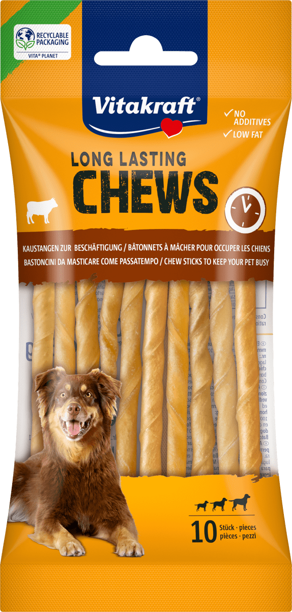 Vitakraft Hundesnack Kaustäbe long lasting CHEWS (10 Stück), 50 g ...