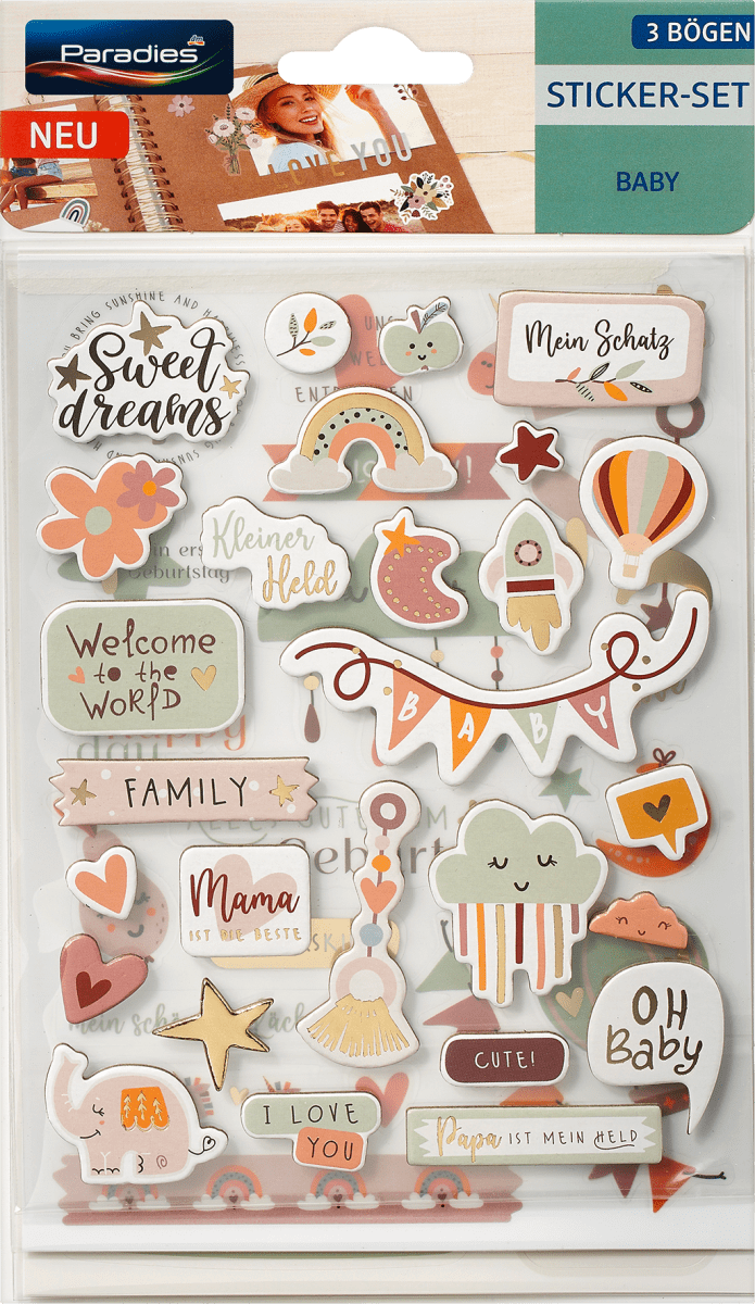 Paradies Sticker-Set Baby, 1 St dauerhaft günstig online kaufen | dm.de