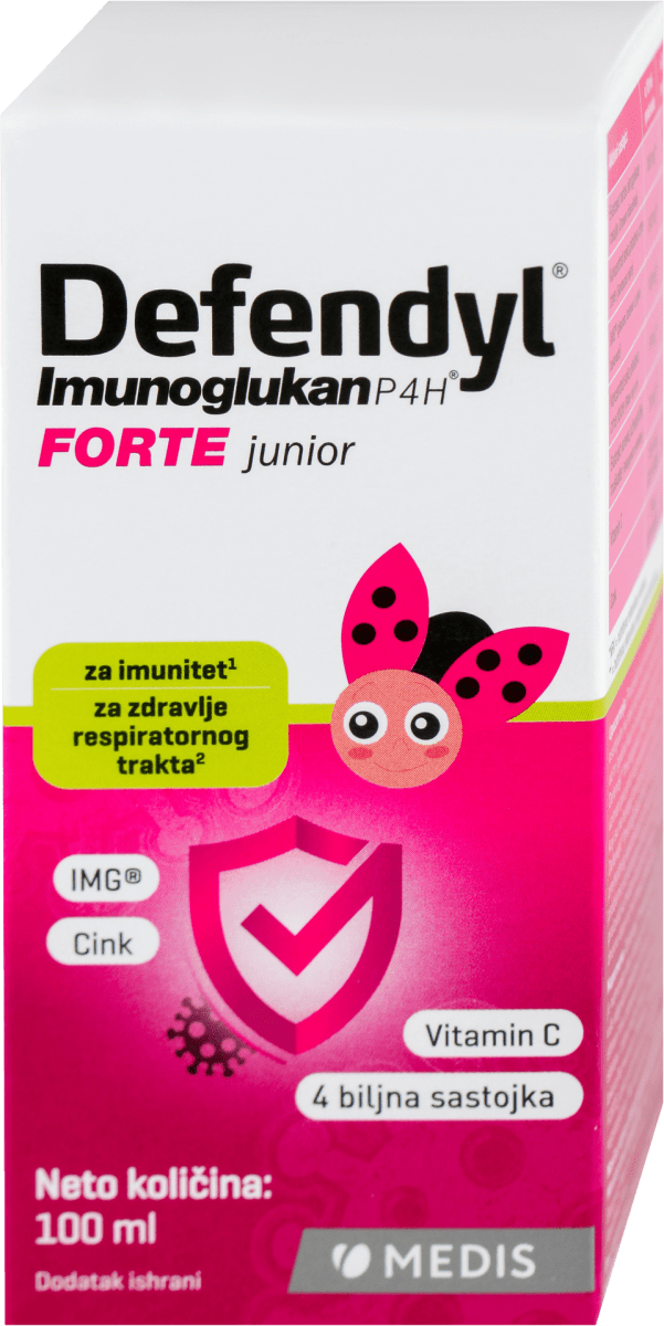 MEDIS Imunoglukan P4H® FORTE junior, 100 ml | dm.rs