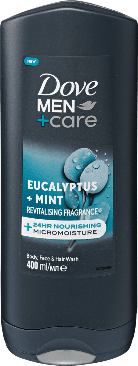 Dove MEN+CARE Gel za tuširanje - eukaliptus i menta, 400 ml | dm ...