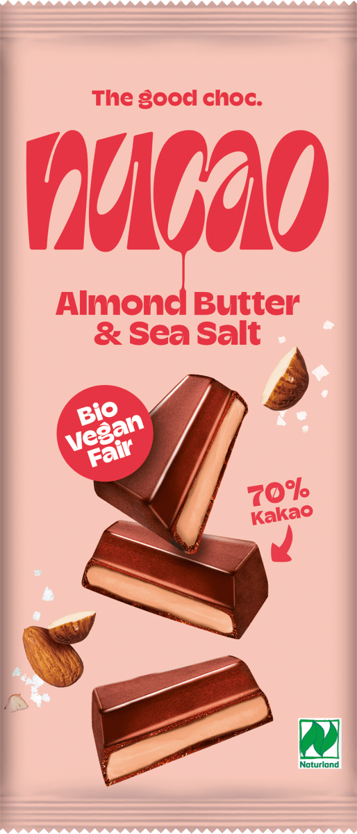 nucao Schokolade Almond Butter & Sea Salt, 125 g | dm.at