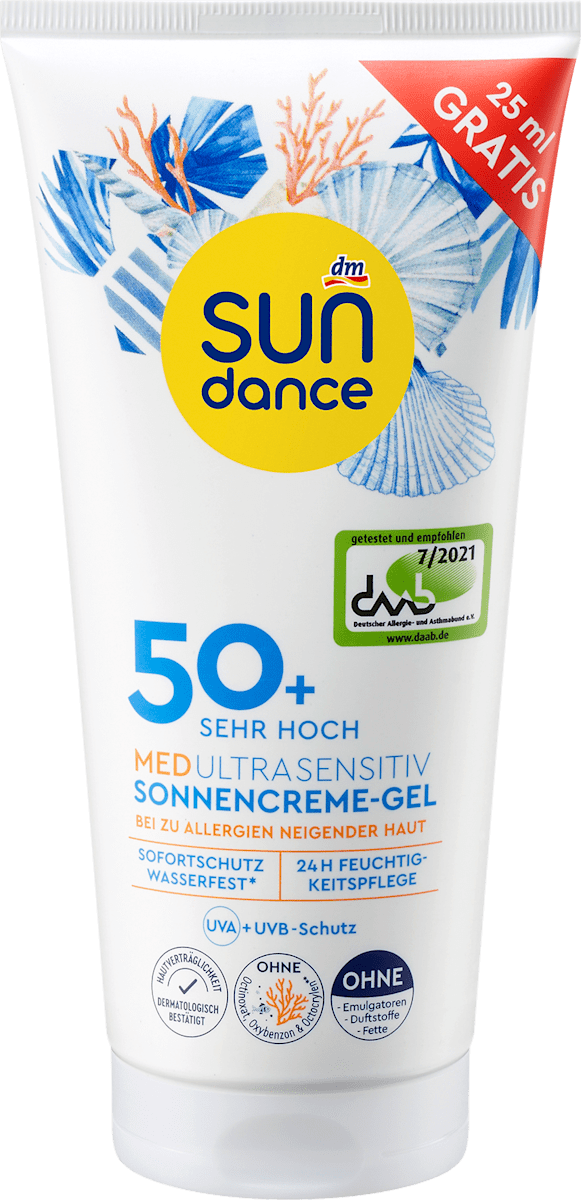 SUNDANCE Sonnencreme Gel LSF50+ Überfüller, 175 ml dauerhaft günstig ...