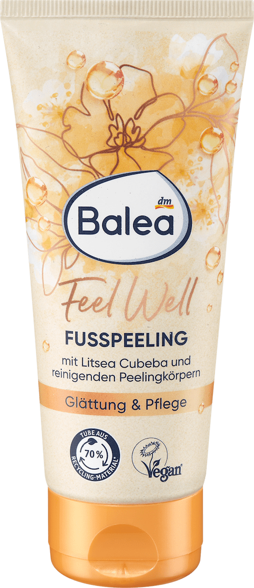 Balea peeling na nohy Feel Well, 100 ml | dm.cz