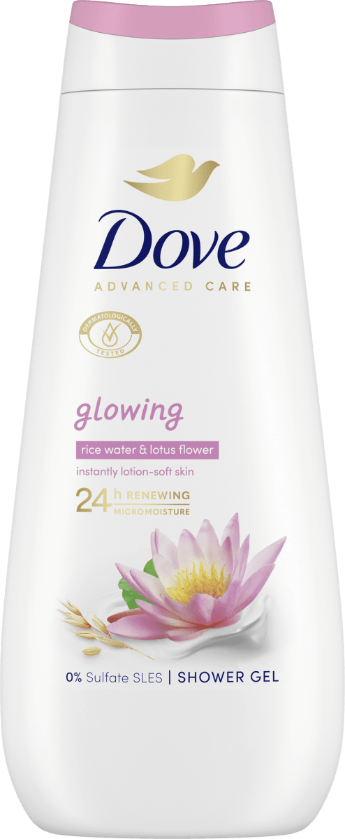Dove Gel de duș Advanced Glowing, 400 ml | dm.ro