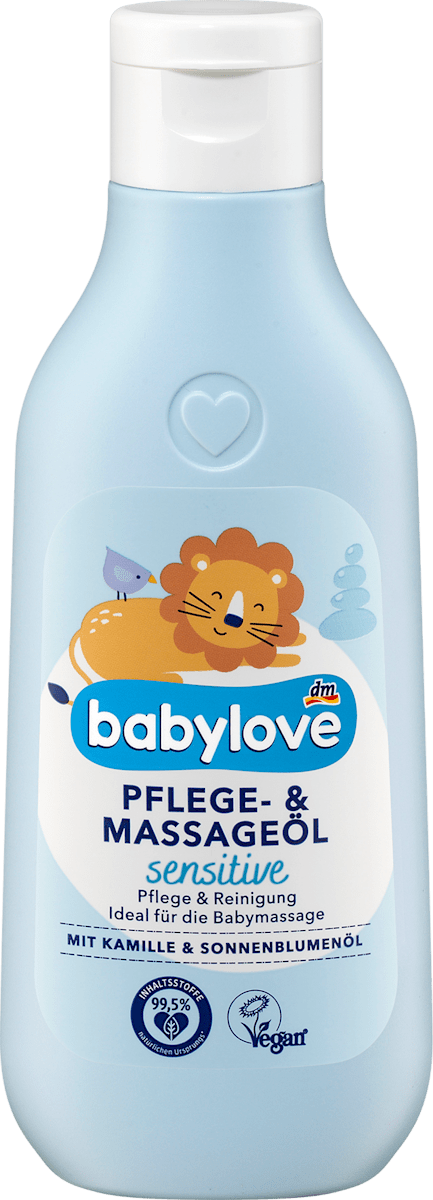 babylove Sensitive dječije ulje za masažu, 250 ml | dm-drogeriemarkt.ba