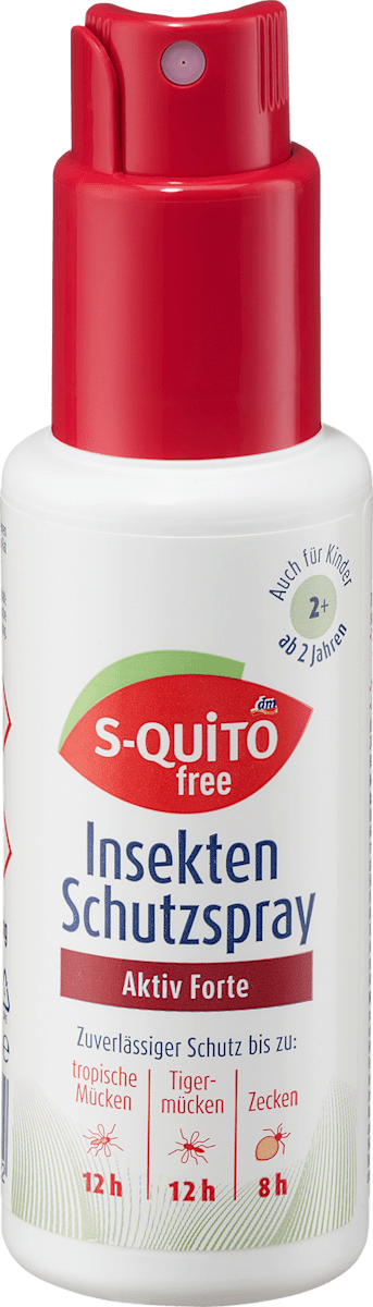 S-QUiTO free Insektenschutzspray Aktiv Forte, 100 ml dauerhaft günstig ...