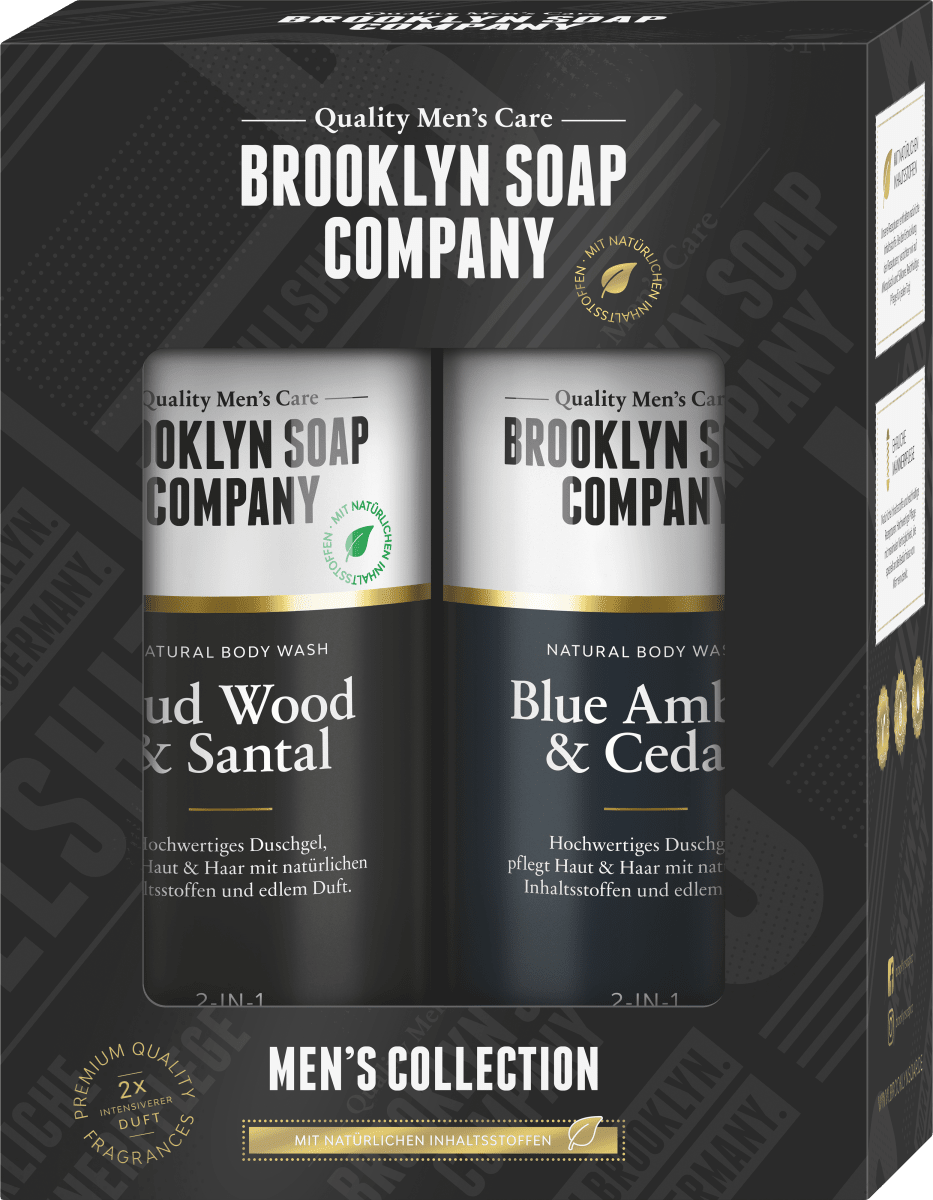 Brooklyn Soap Company Geschenkset Men´s Collection 2tlg, 1 St dauerhaft ...