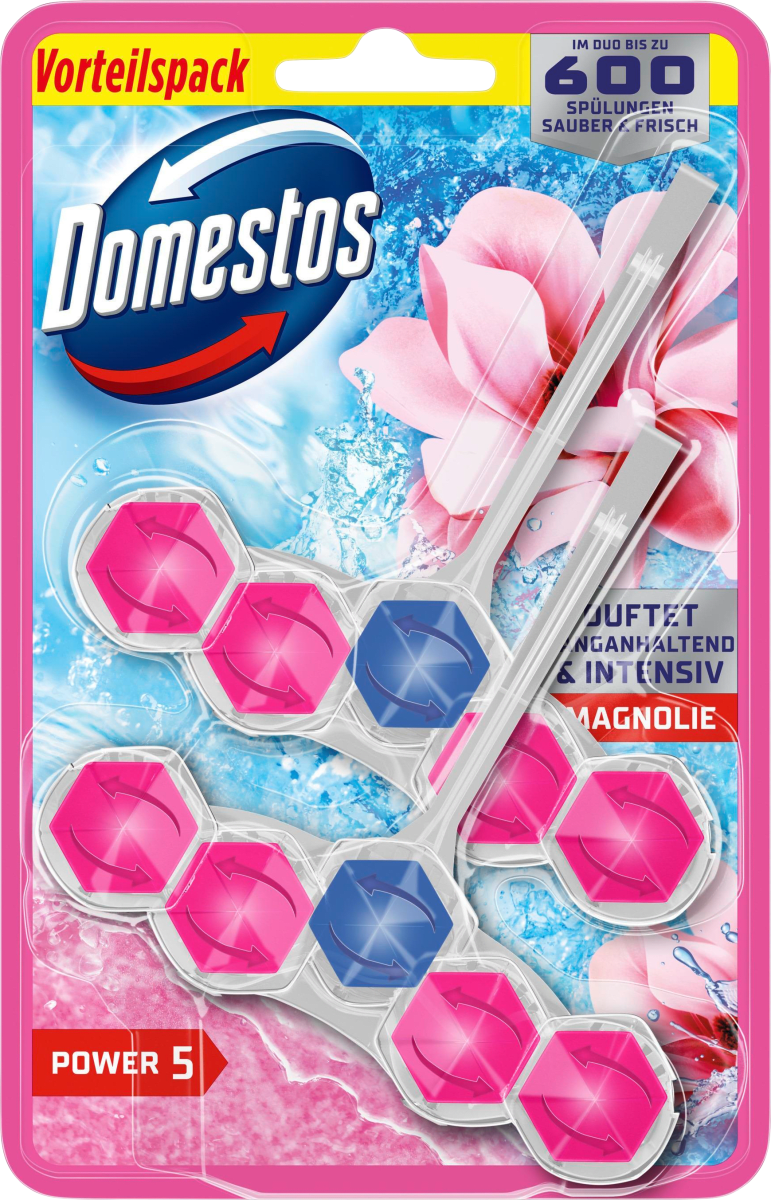 Domestos WC-Stein Pink Magnolie, 2 St dauerhaft günstig online kaufen ...