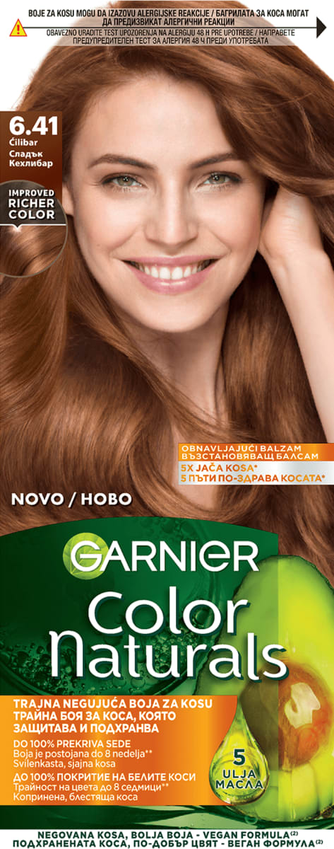 GARNIER Color naturals Boja za kosu – 6.41 Sweet Amber, 1 kom. | dm.hr