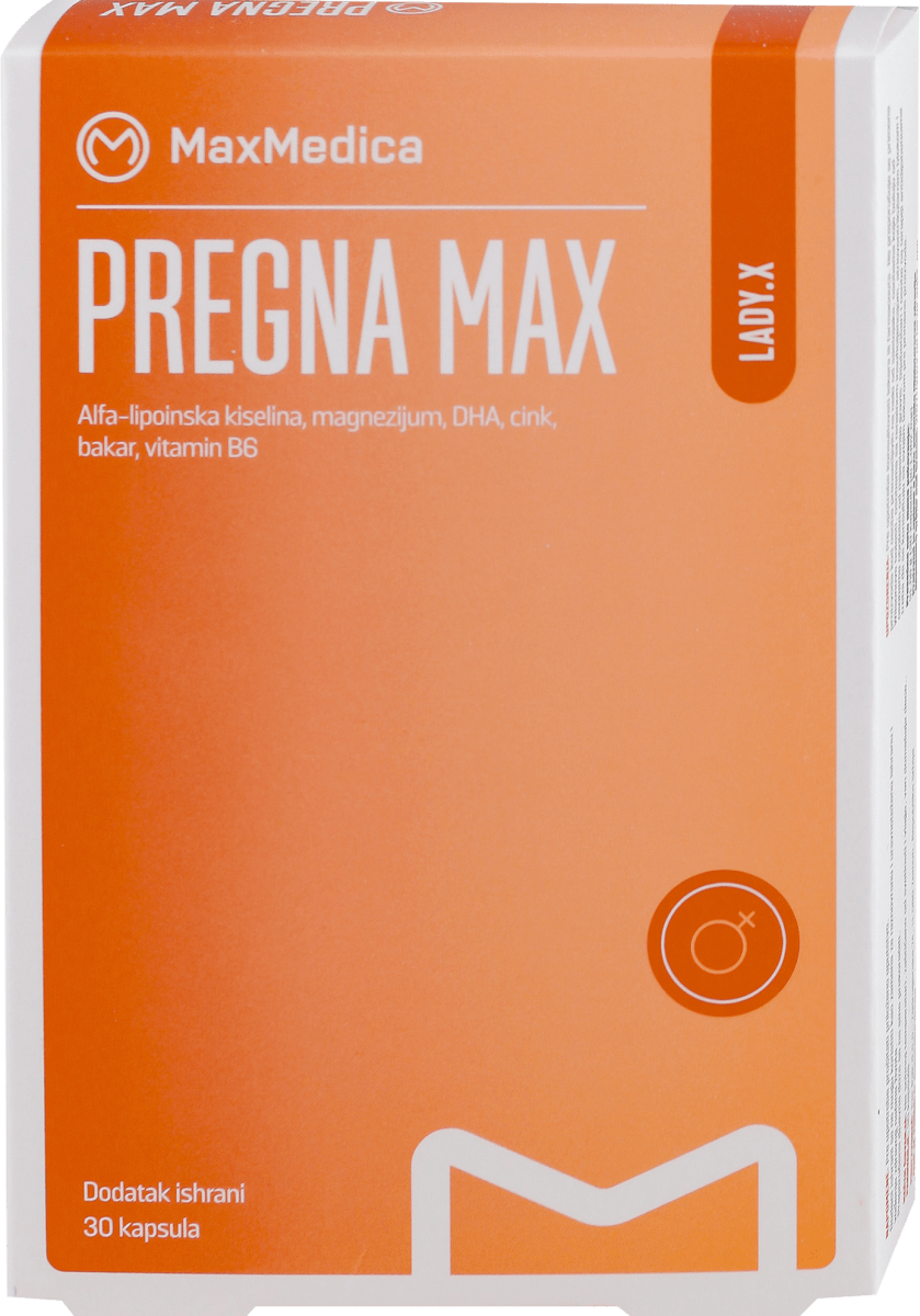MaxMedica PREGNA MAX kapsule, 30 kom | dm.rs