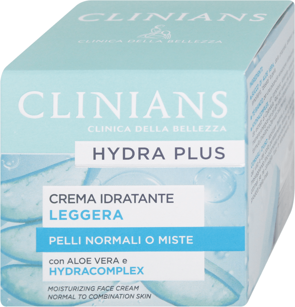 CLINIANS Hydra Plus Crema viso idratante leggera, 50 ml | dm Italia