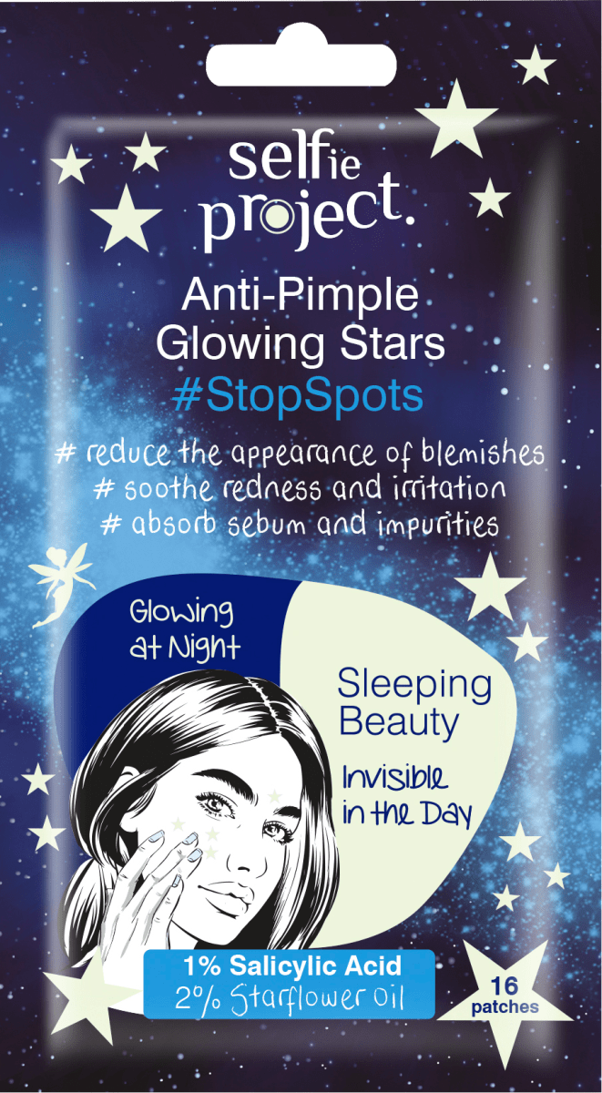Selfie Project Anti Pickel Patches Glowing Stars, 16 St dauerhaft ...