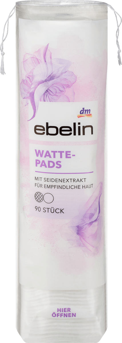 ebelin Wattepads Seidenextrakt, 90 St dauerhaft günstig online kaufen | dm.de