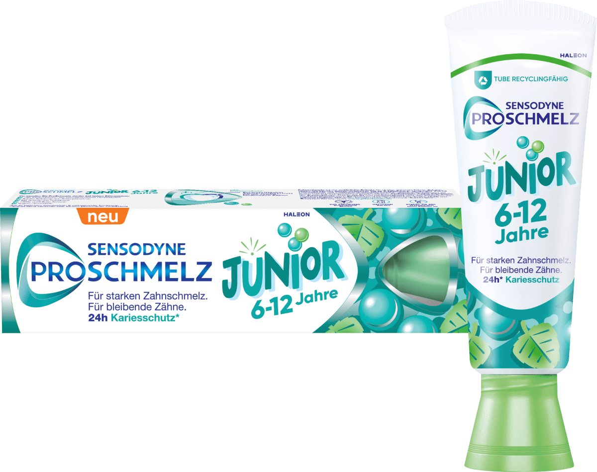 Sensodyne Zahnpasta Kinder ProSchmelz Junior 6-12 Jahren, 75 ml ...