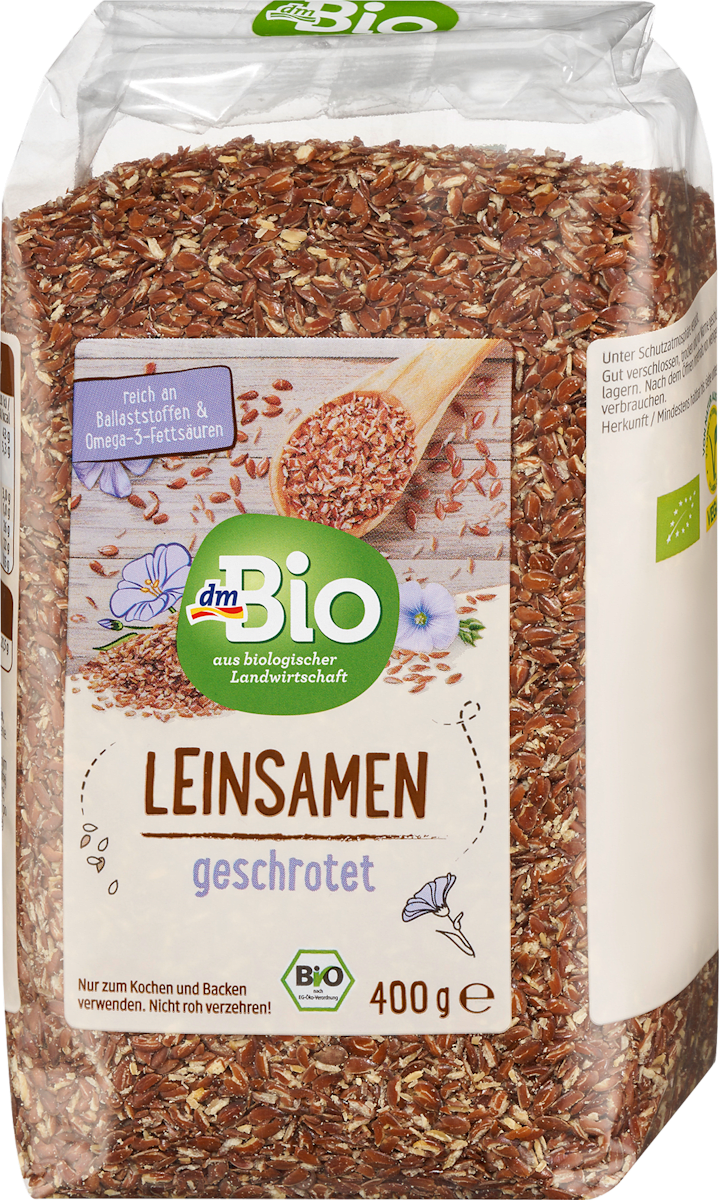 dmBio Bio tört lenmag, 400 g | dm.hu