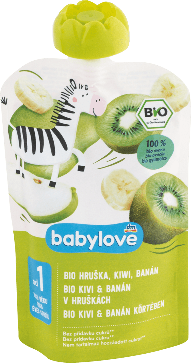 babylove Kapsička bio kivi & banán v hruškách, 100 g | mojadm.sk