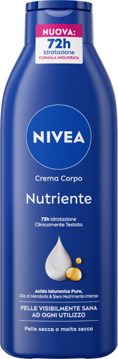 NIVEA Crema corpo Nutriente 72h, 250 ml | dm Italia
