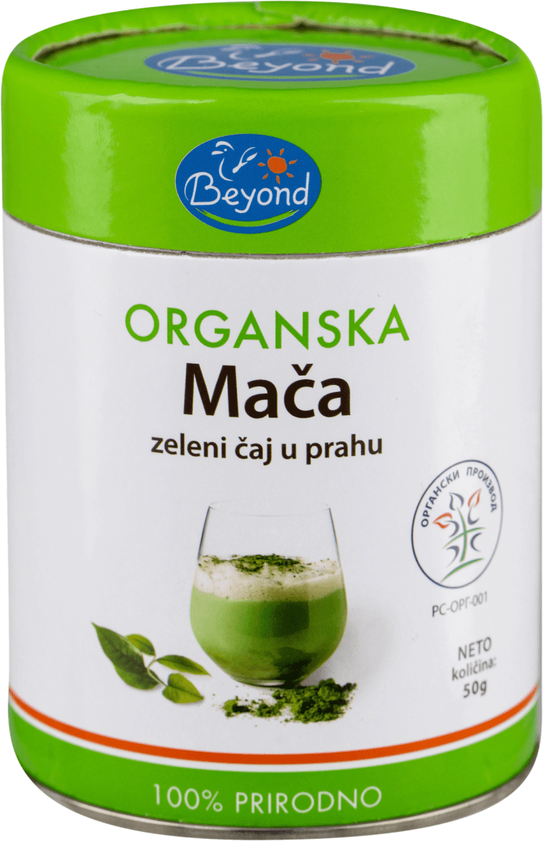 Beyond Organski MAČA zeleni čaj u prahu, 50 g | dm.rs