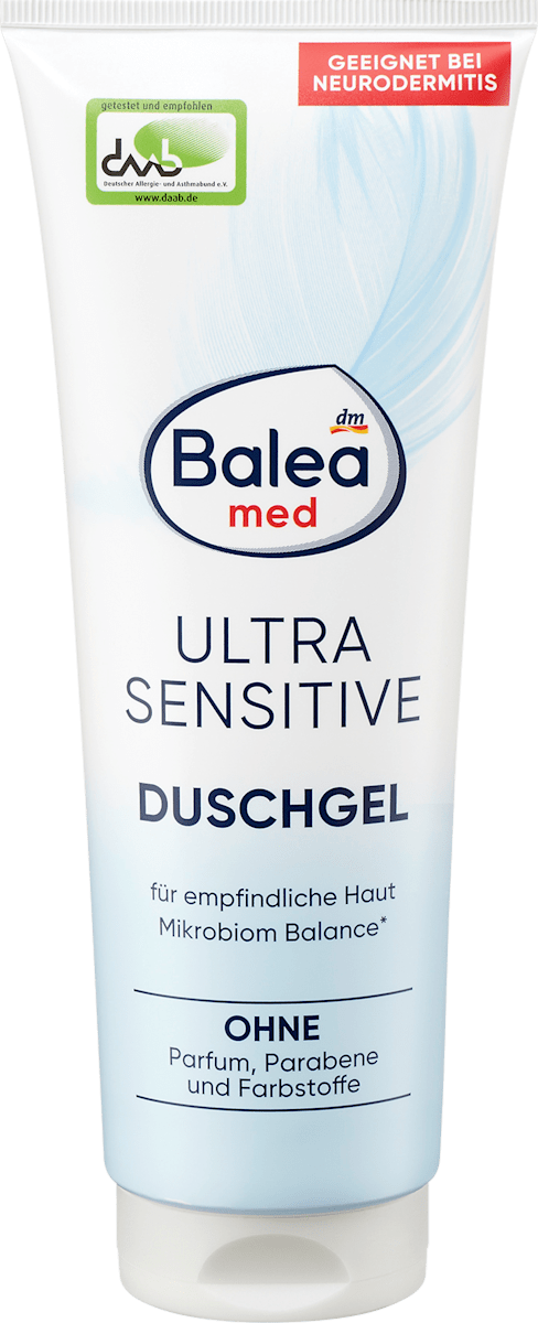 Balea med Sprchovací gél pre citlivú pokožku Ultra Sensitive, 250 ml ...