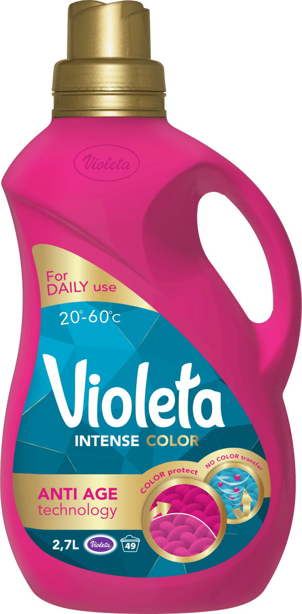 Violeta PROtect COLOR tečni deterdžent za pranje šarenog veša, 49 ...