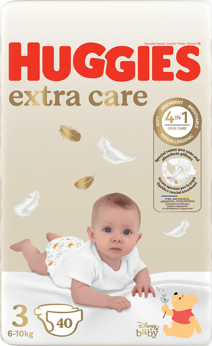 Huggies Windeln extra care Gr. 3 (6-10kg) Disney, 40 St dauerhaft günstig online kaufen | dm.de