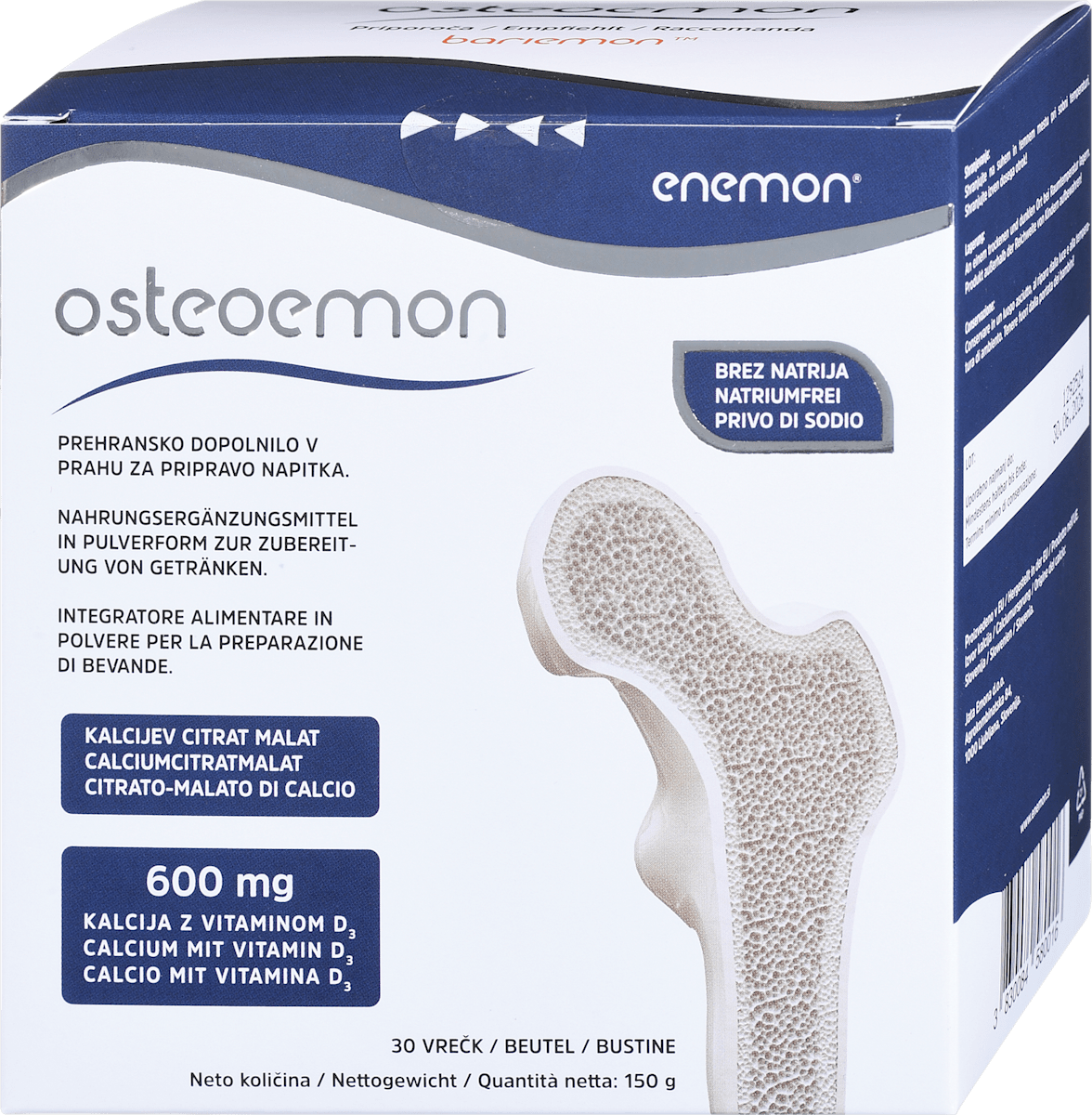 enemon Prehransko dopolnilo za zdrave kosti in zobe Osteoemon, 30 vr ...