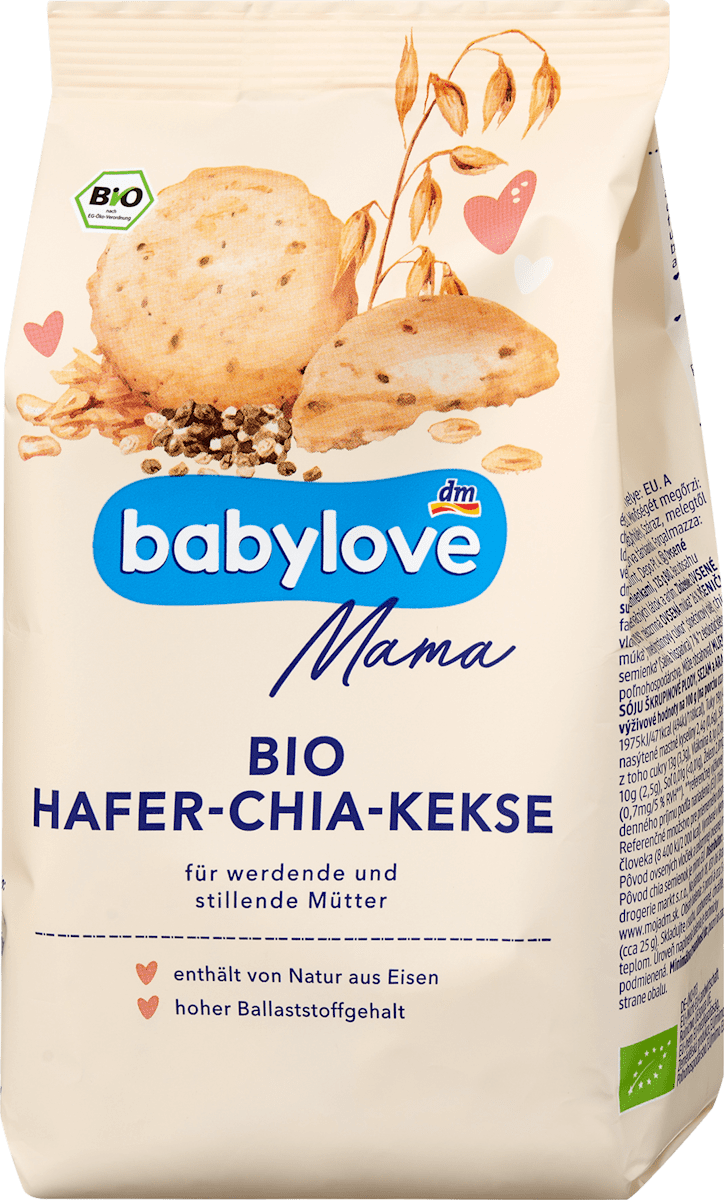 babylove Mama Keks od zobi i chia sjemenki, 125 g | dm.hr