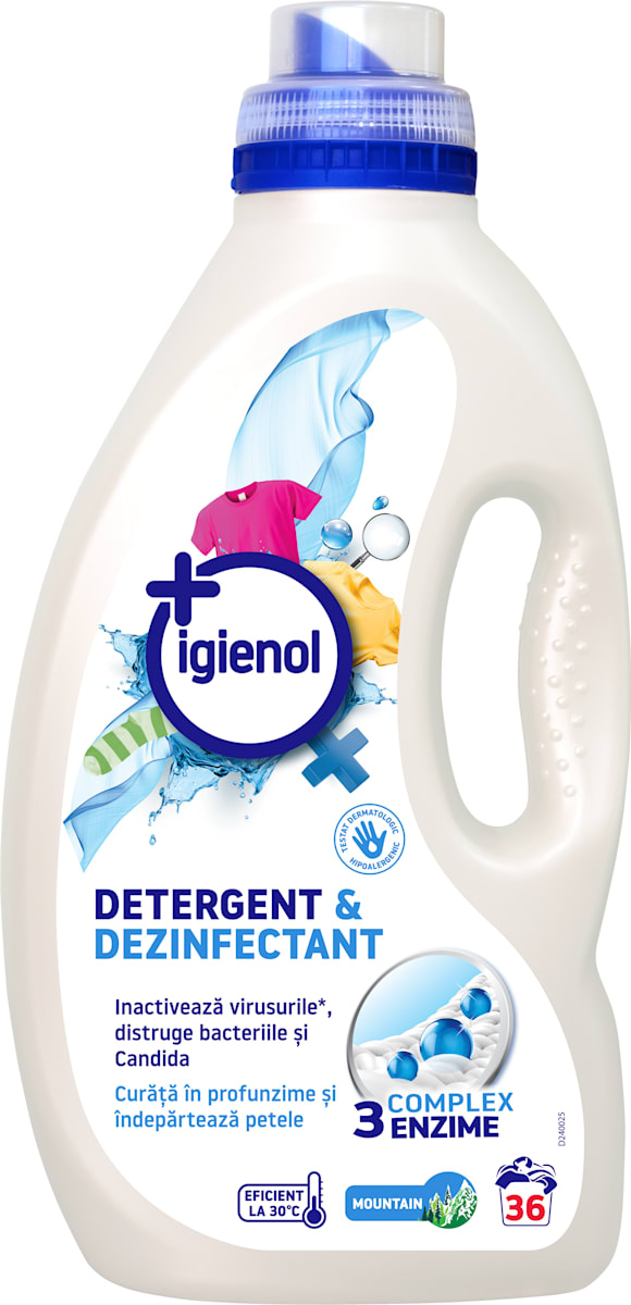 igienol Detergent dezinfectant rufe Mountain 36 spălări, 1,8 l | dm.ro