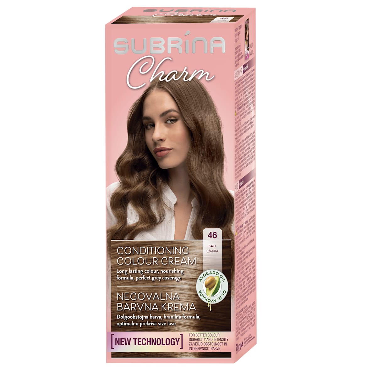 SUBRiNA Charm barva za lase z avokadovim oljem 46 Lešnikova, 1 kos | dm.si