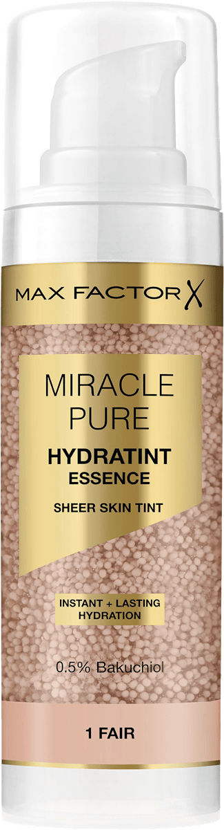 MAX FACTOR Foundation Miracle Pure Hydratint Essence 1 Fair, 30 ml ...