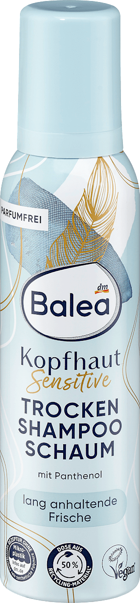 Balea Trockenshampoo Schaum Kopfhaut Sensitive, 150 ml dauerhaft ...