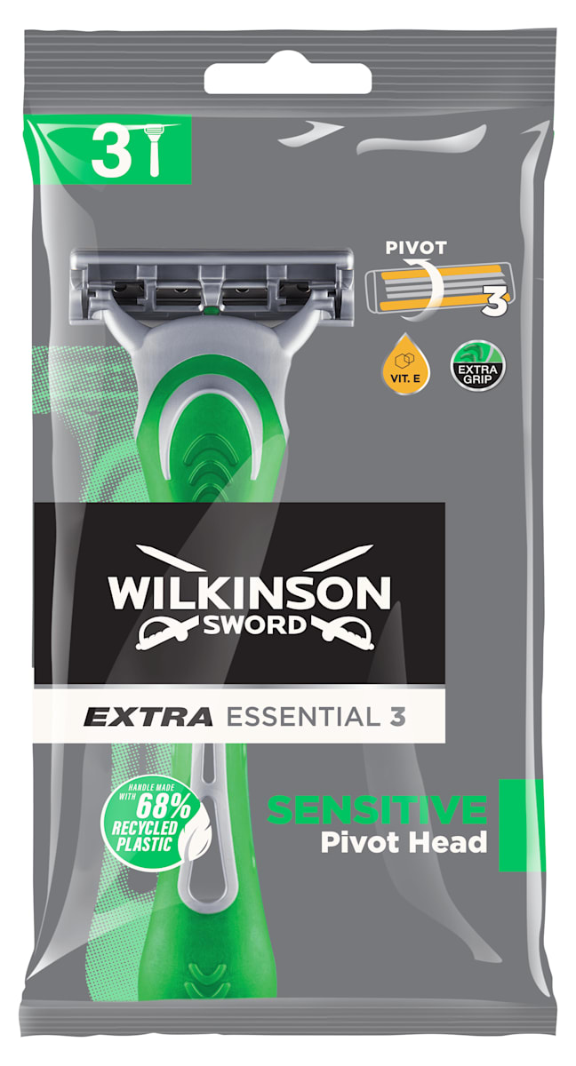 WILKINSON SWORD EXTRA ESSENTIAL 3 - SENSITIVE brijači, 3 kom | dm.rs