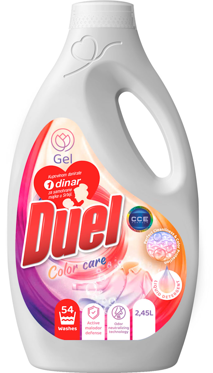 Duel Color Care tečni detergent za pranje veša, 54 pranja, 2,45 l | dm.rs