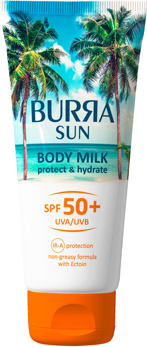 BURRA SUN protect&hydrate mleko za zaštitu lica i tela od sunca, SPF50 ...