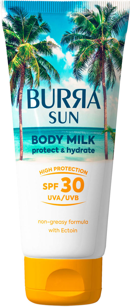 BURRA SUN protect&hydrate mleko za zaštitu lica i tela od sunca, SPF30 ...