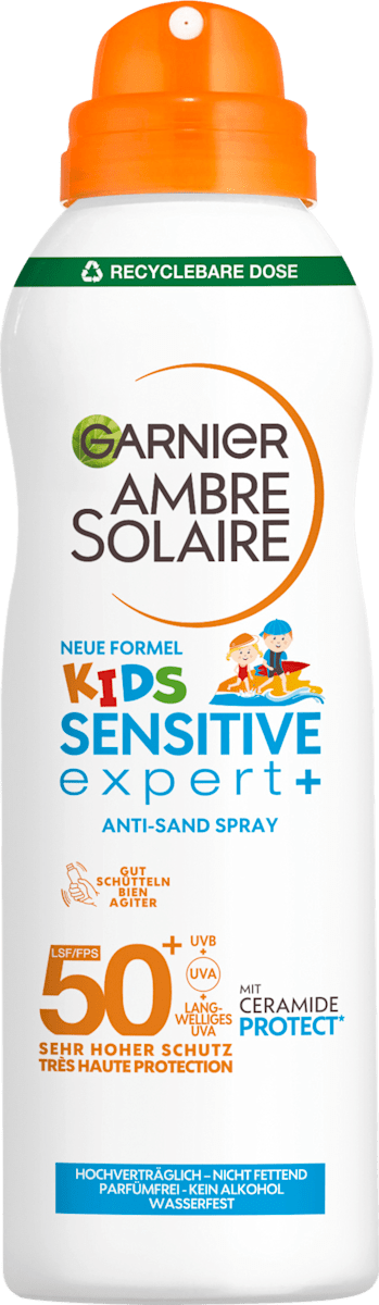 Garnier Ambre Solaire Sonnenspray Aerosol Kids sensitiv expert+, anti ...