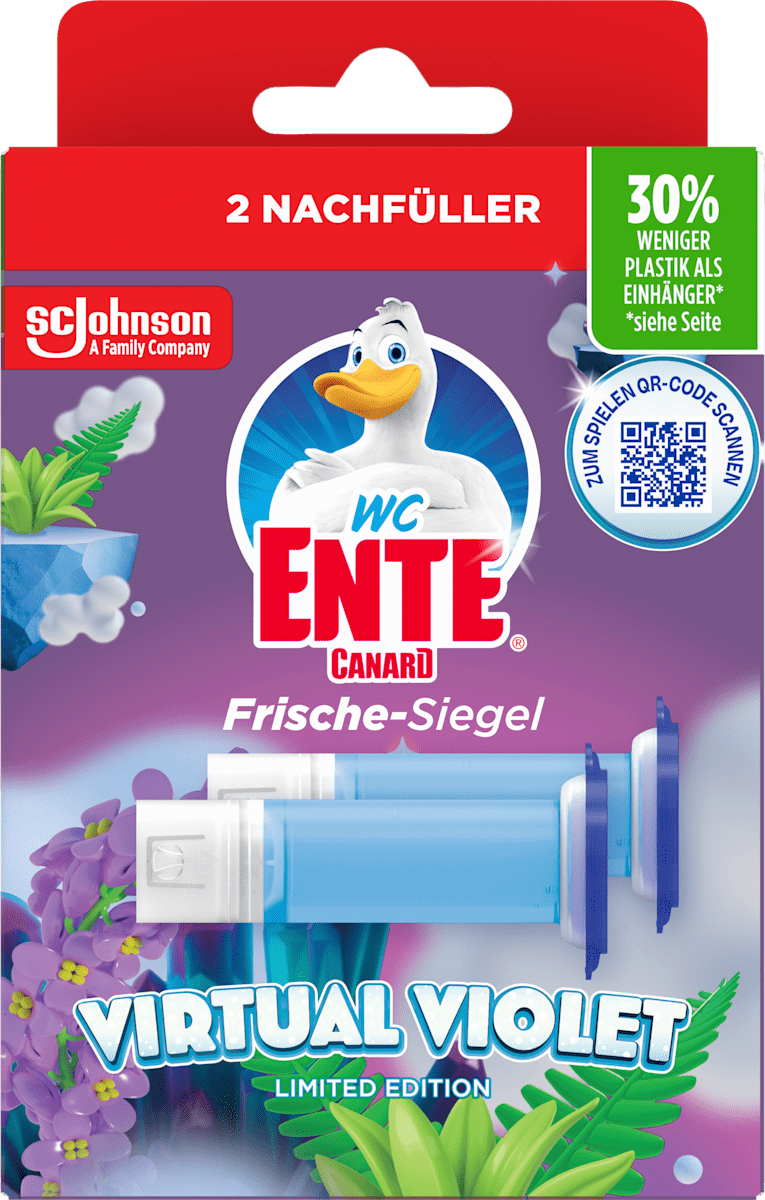 WC-Ente WC-Reiniger Frische-Siegel Virtual Violet Nachfüllpack 2 St, 72 ...