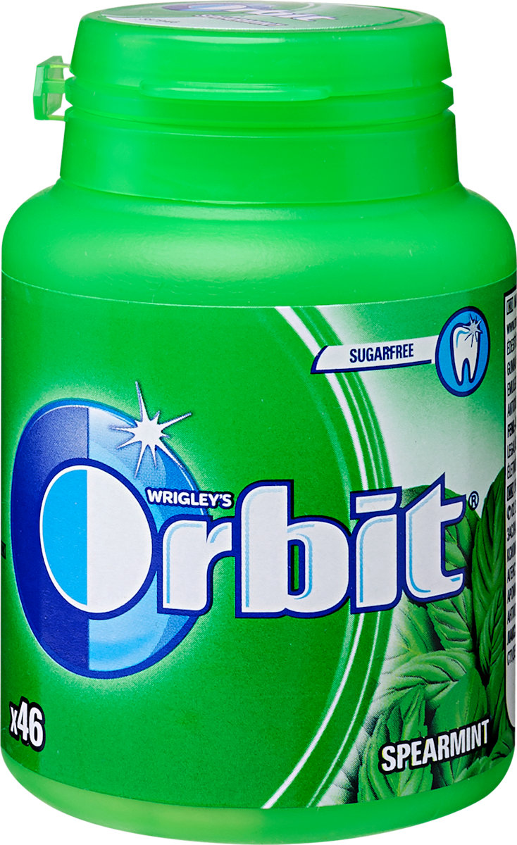 Orbit Dobozos rágógumi drazsé spearmint, 46 db | dm.hu