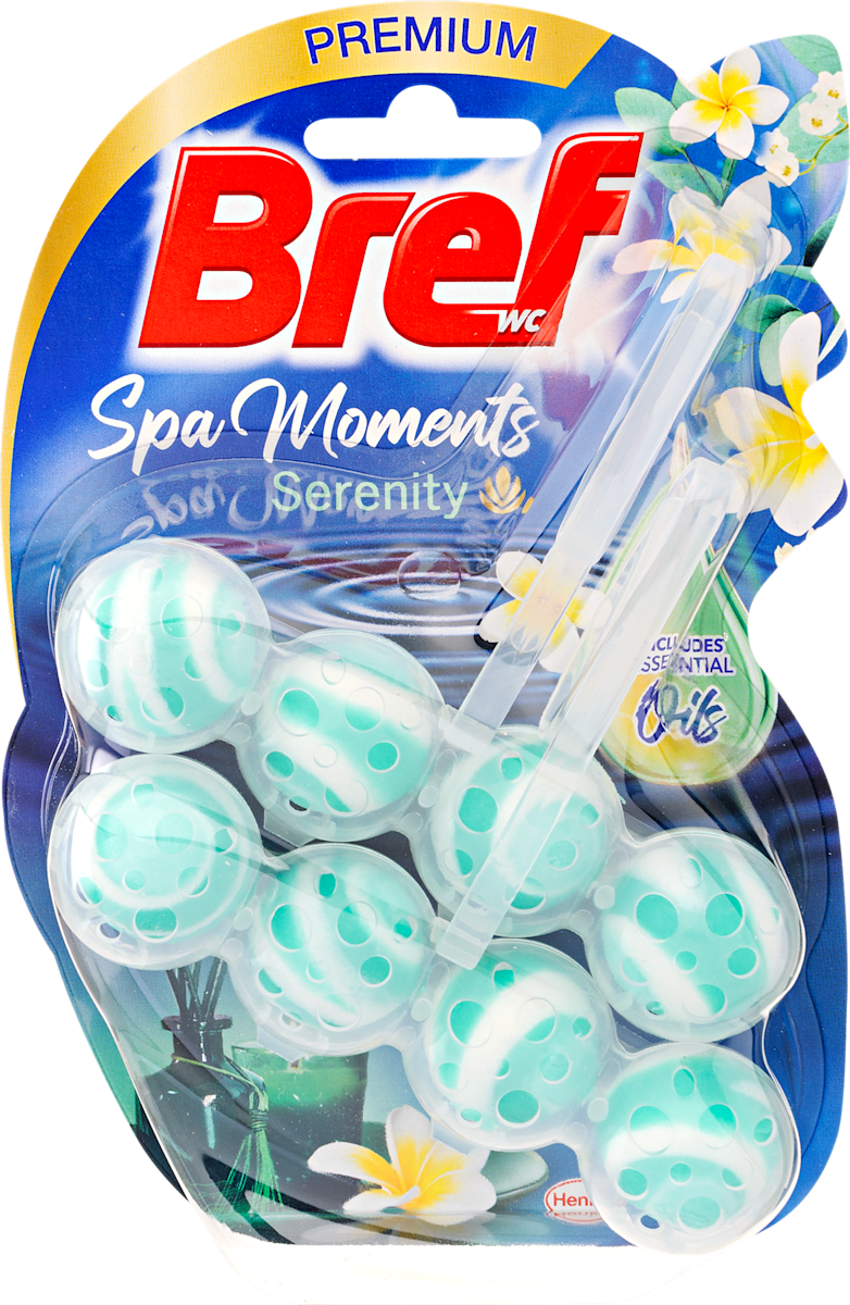 Bref WC tisztító blokk Spa Moments, Serenity (2 x 50g), 0,1 kg | dm.hu
