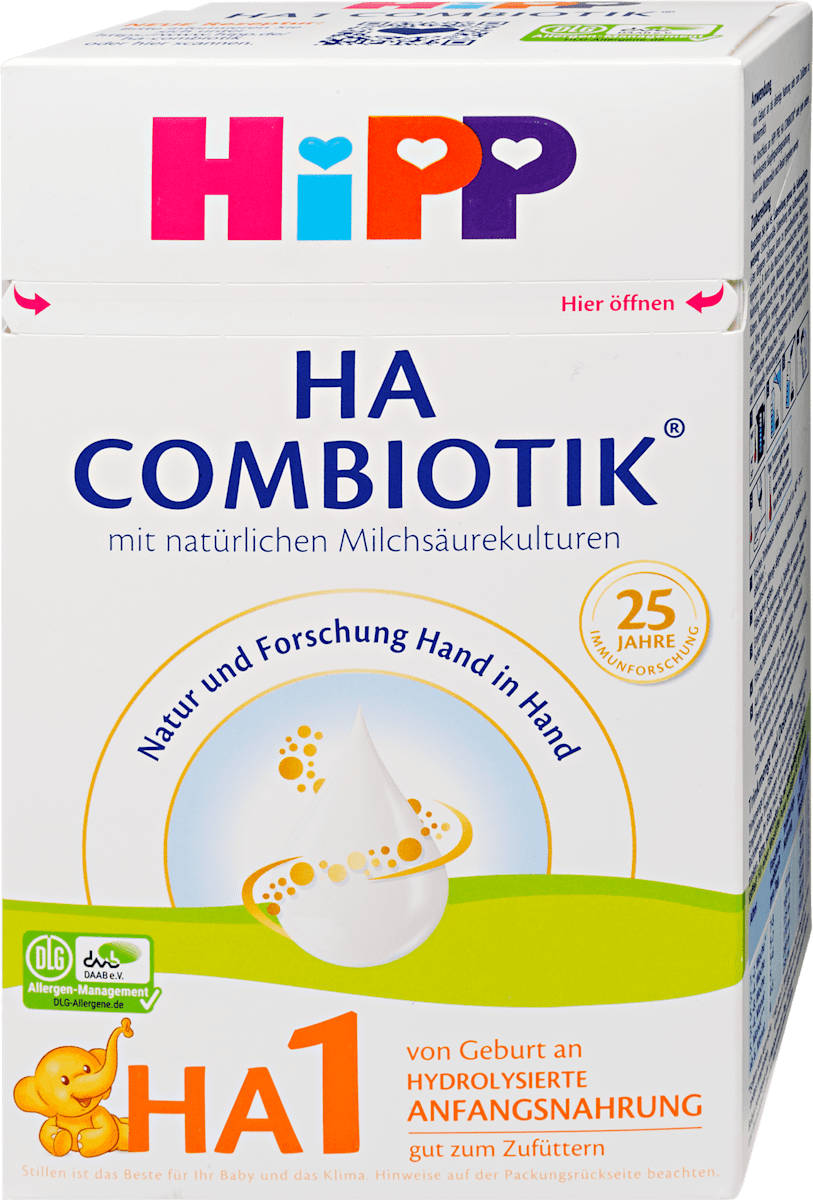 HiPP HA1 Combiotik tejalapú anyatej-helyettesítő tápszer újszülött ...