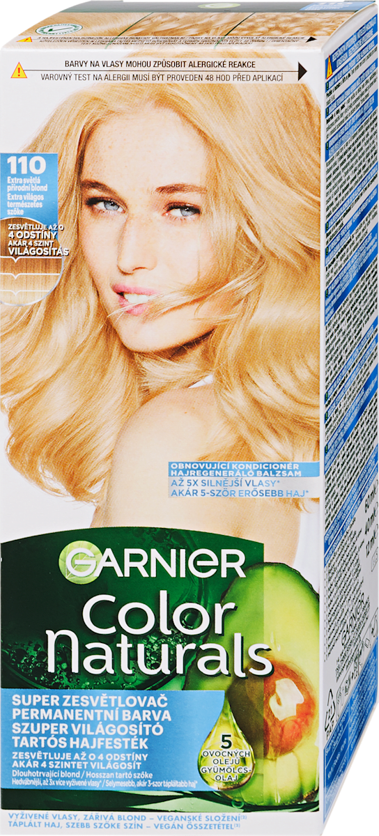 GARNIER Color naturals Tartós hajfesték, extra világos természetes ...