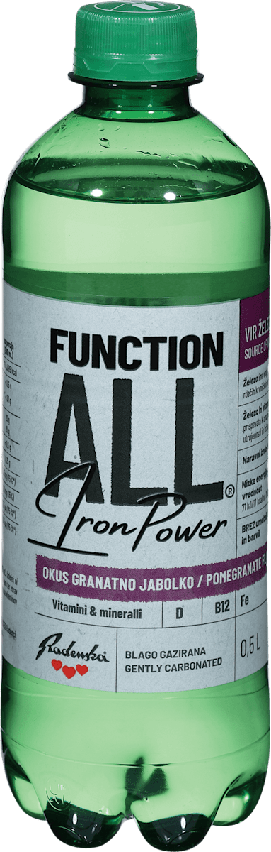 Radenska Funkcionalna pijača FunctionALL Iron Power, gazirana, 0,5 l ...