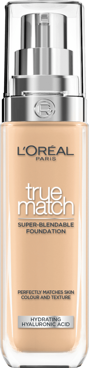 L'ORÉAL PARiS Foundation True Match 3.D/3.W Warm Light Medium, 30 ml ...