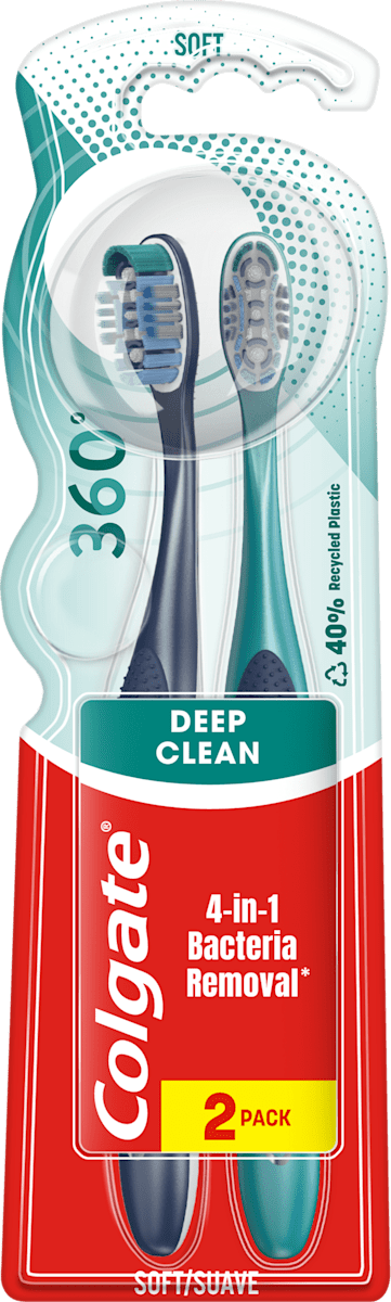 Colgate Fogkefe 360 Deep Clean duo soft (többféle), 2 db | dm.hu