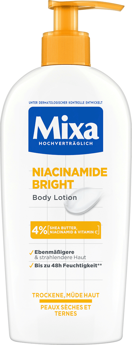 Mixa Bodylotion Niacinamide Bright, 250 ml dauerhaft günstig online ...