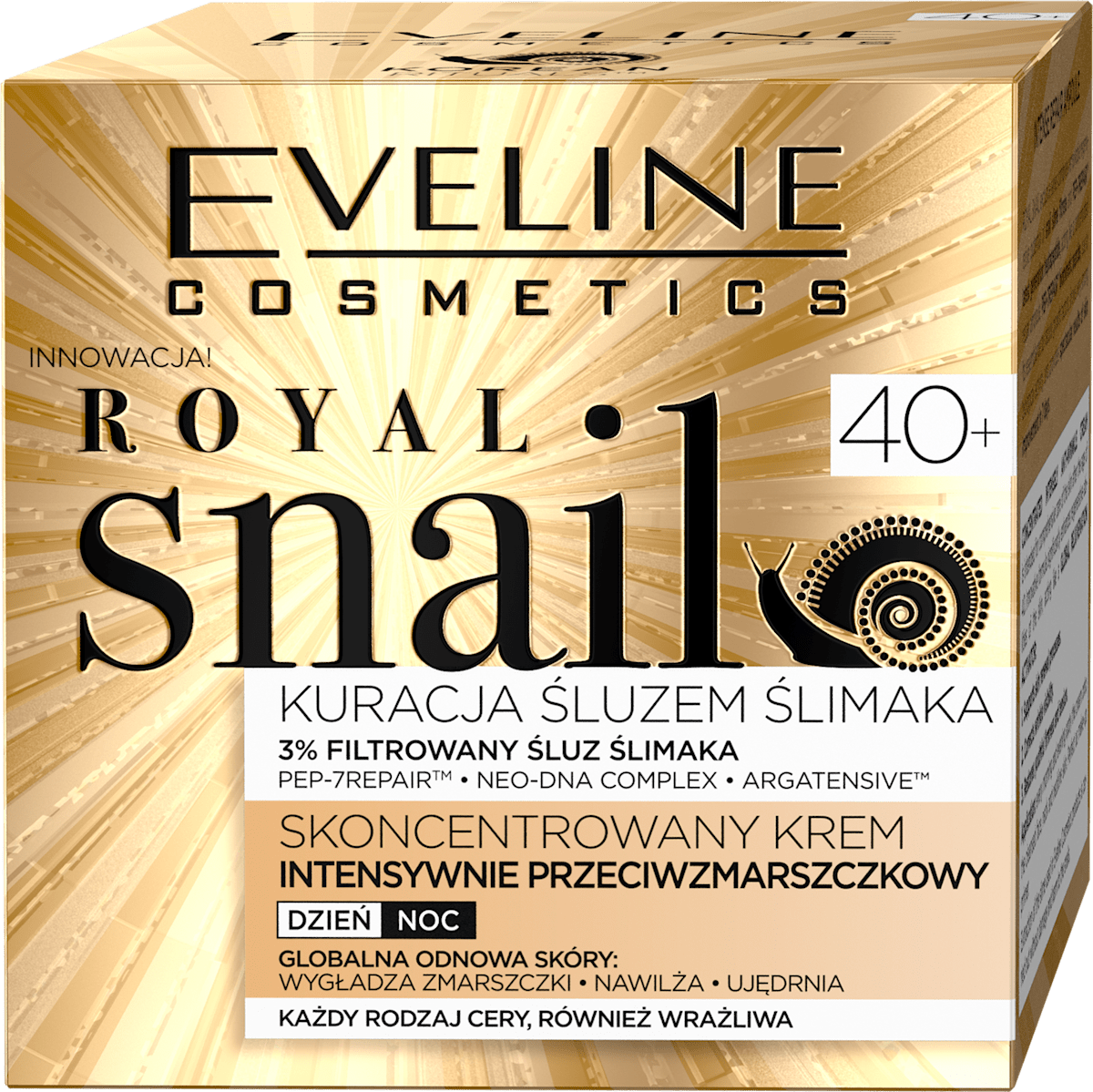 EVELINE COSMETICS Royal Snail krem dzień/noc 40+, 50 ml kupuj w zawsze korzystnych cenach | dm.pl